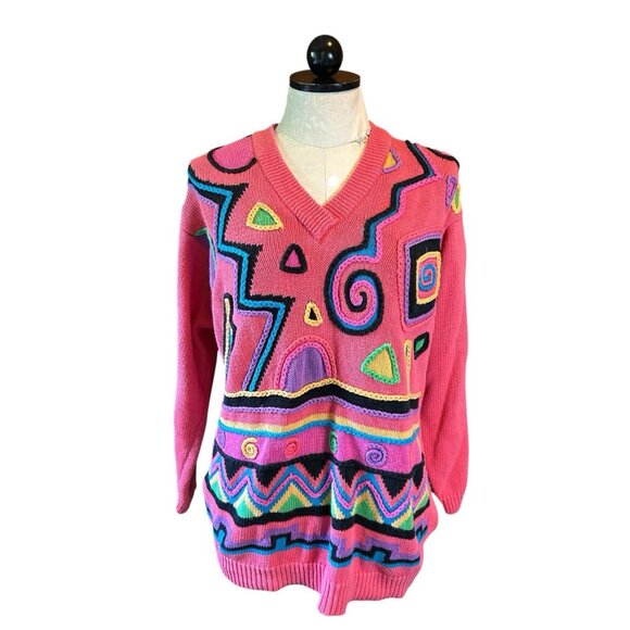 I.B. Diffusion | Sweaters | Ib Diffusion Colorful Funky Art To Wear 992 ...